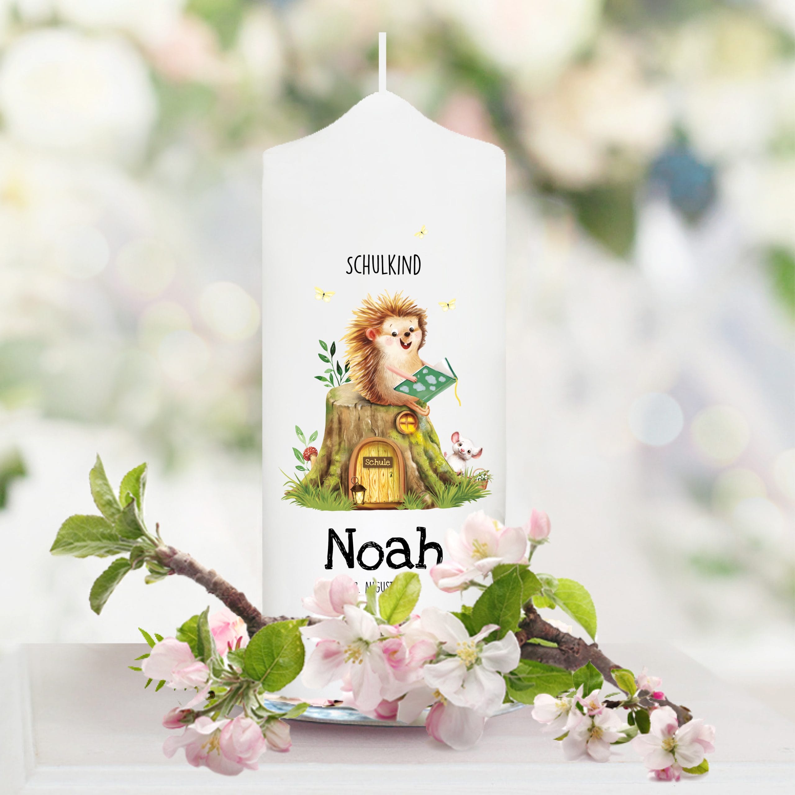 Einschulungsgeschenk Kerze