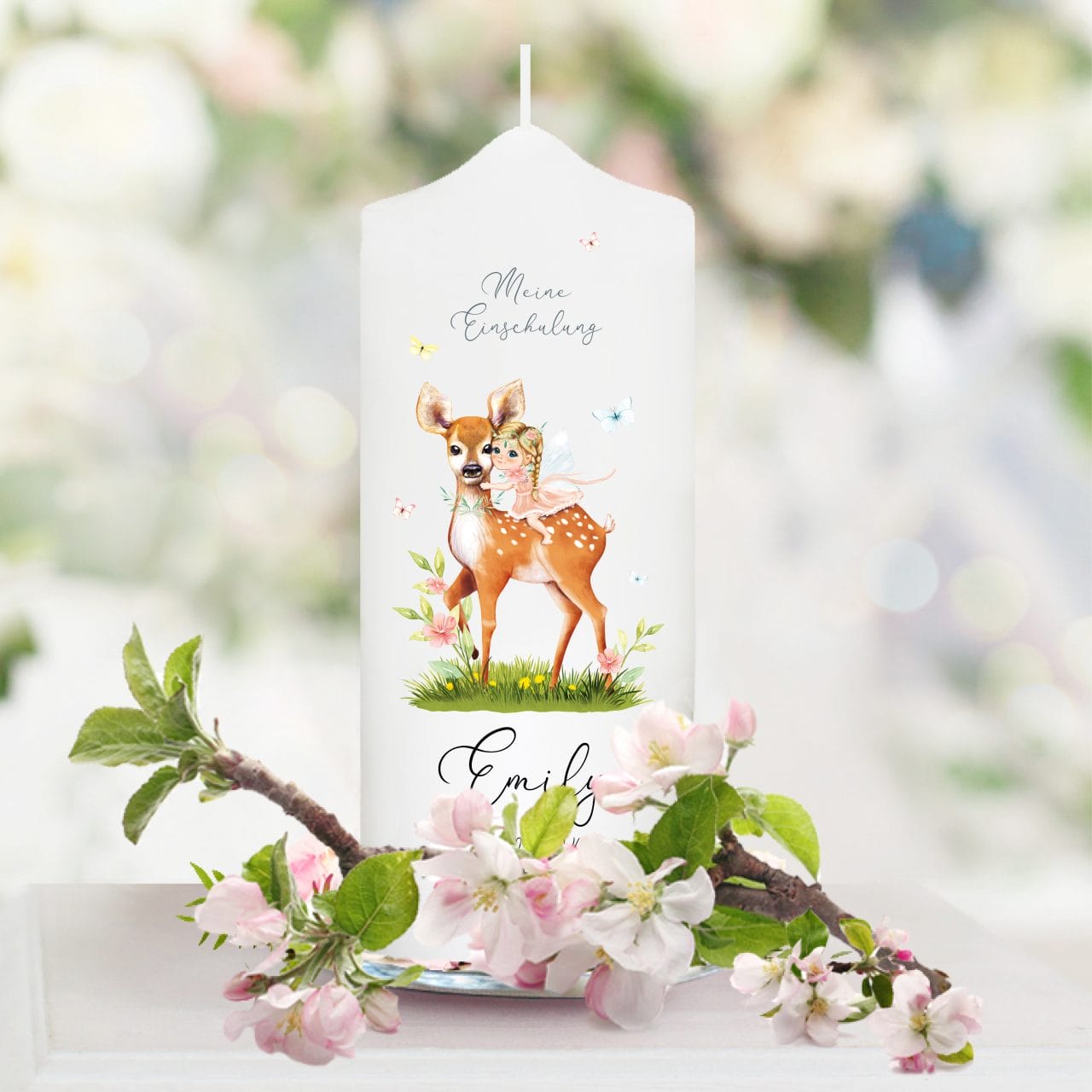 Kerze zur Einschulung